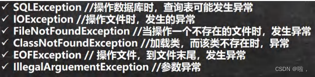 异常-Exception-CSDN博客
