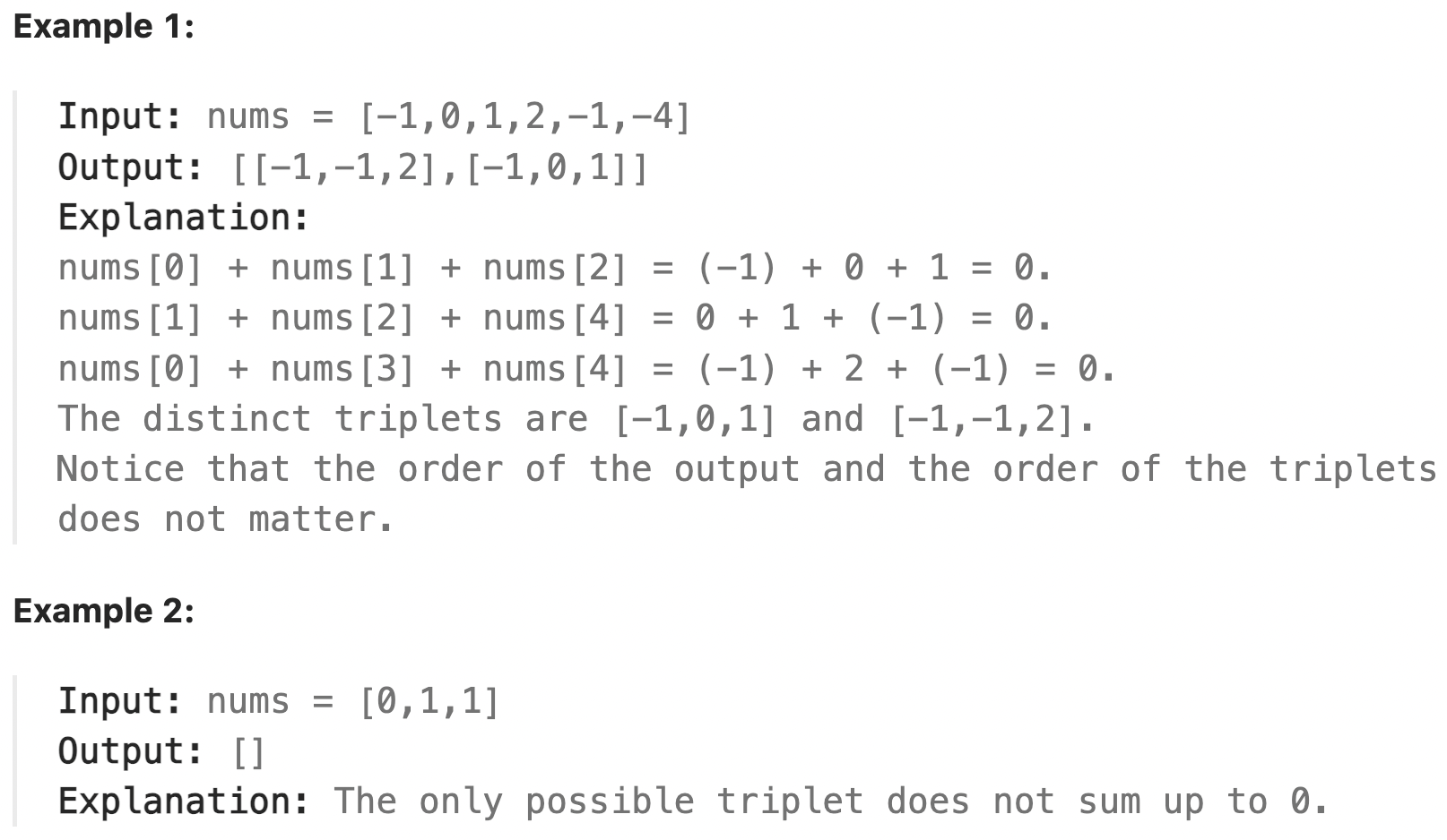 0015_3Sum【M】三数之和为 0 的组合（要求组合不重复）_三数之和为0-CSDN博客