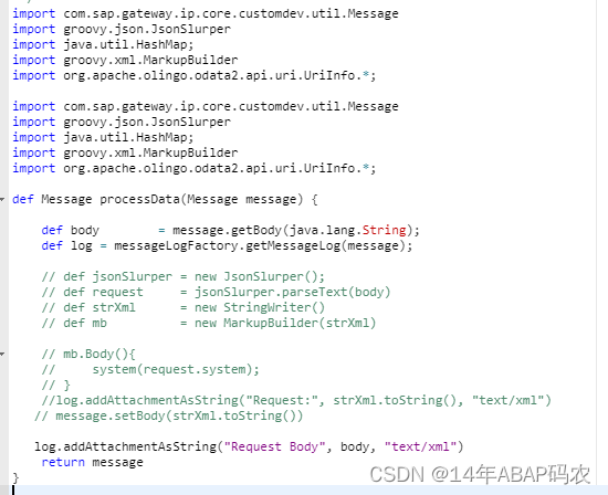 CPI调用ABAP rest api (https) （SICF里创建的rest api)_request reply cpi-CSDN博客