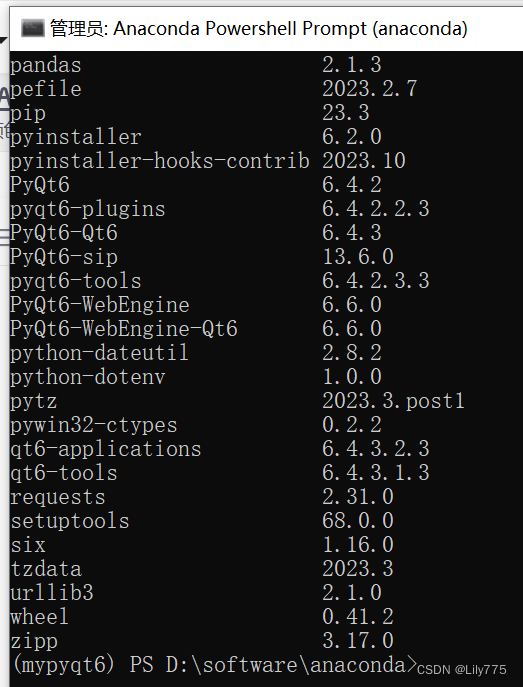 Anaconda创建虚拟环境报错解决及安装PYQT6-CSDN博客