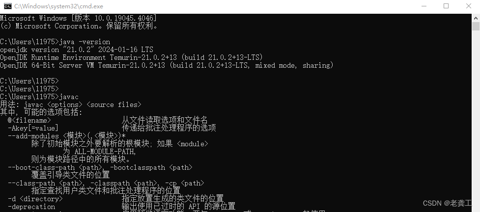 安装及配置JDK_openjdk21安装-CSDN博客