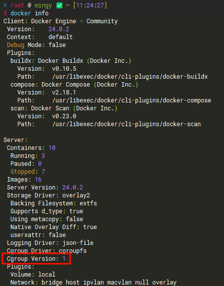 docker之cgroup版本问题_由于使用的 docker cgroup 版本错误,系统不支持。使用此链接了解正确的版本以及如-CSDN博客