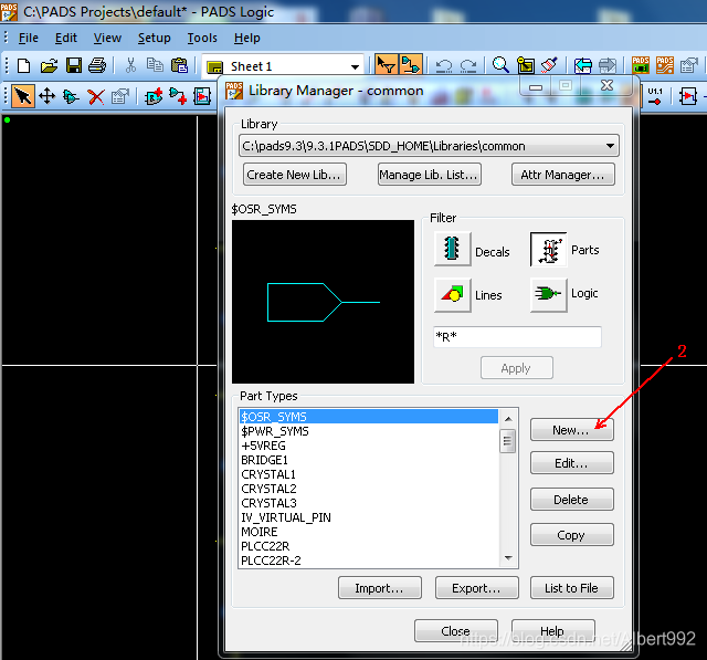 PADS Logic如何建立元器件原理图封装_PCB设计-CSDN专栏