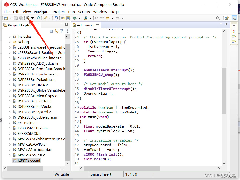 Matlab对TMS320F28335编程-新建工程闪烁led灯_matlab2022集成了c2000吗?-CSDN博客
