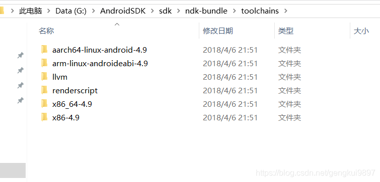 问题：No toolchains found in the NDK toolchains folder for ABI with prefix解决方法-CSDN博客