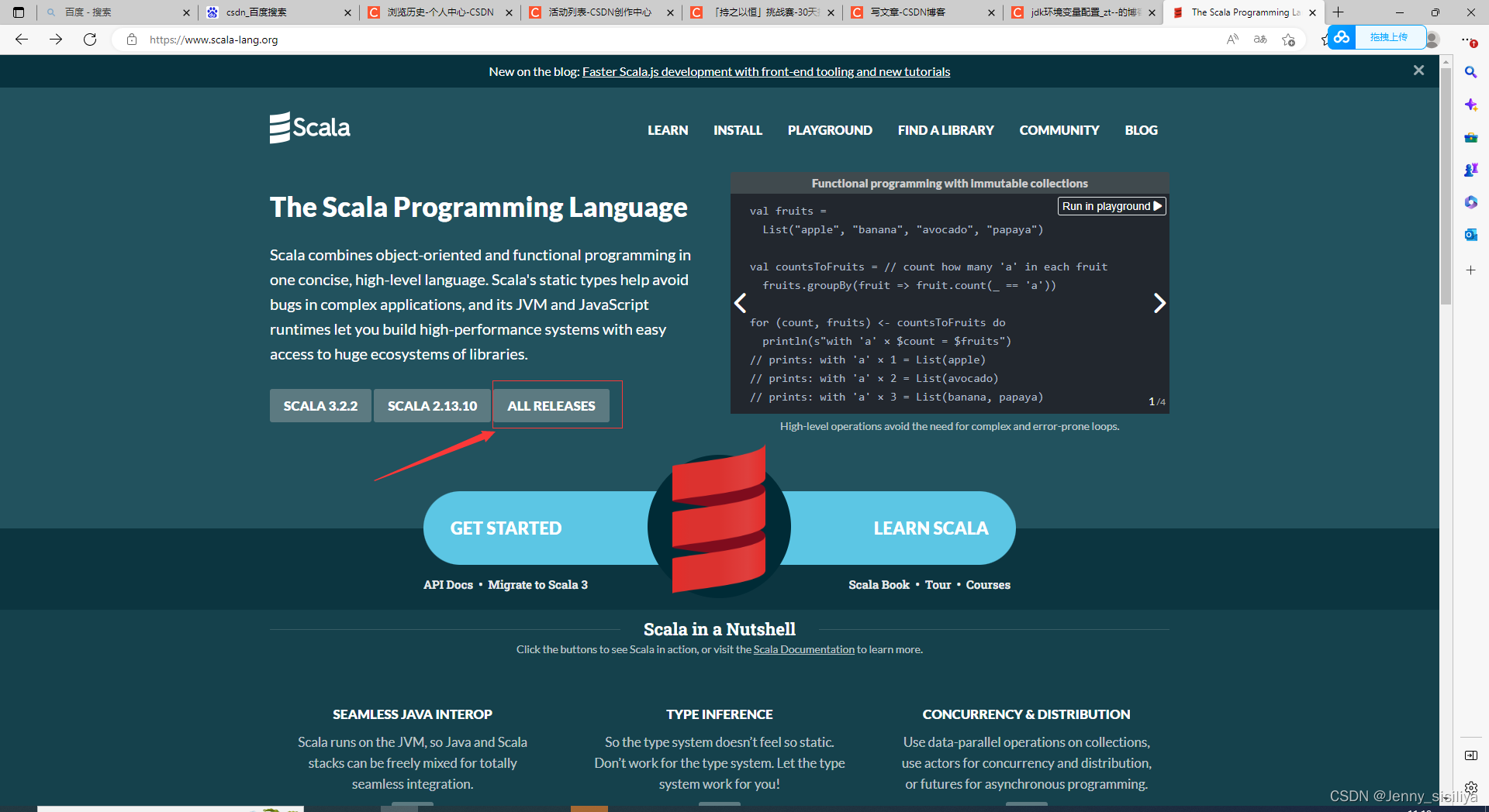 Scala的下载安装——Windows_scala官网下载-CSDN博客
