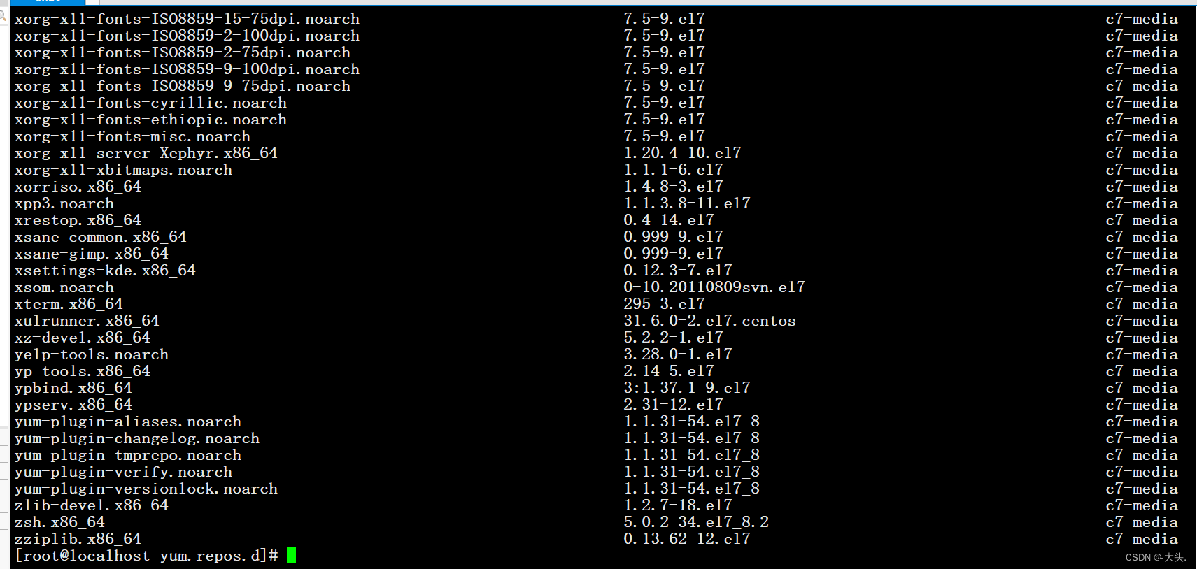centos7配置本地yum源_centos7 配置yum源 csdn-CSDN博客