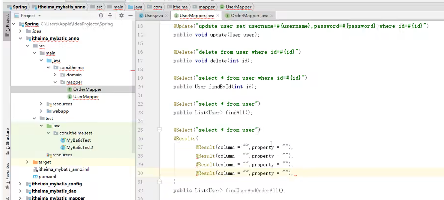 Java202304java学习笔记第六十七天 Ssm 动态sql 一对多得注解开发2 Csdn博客