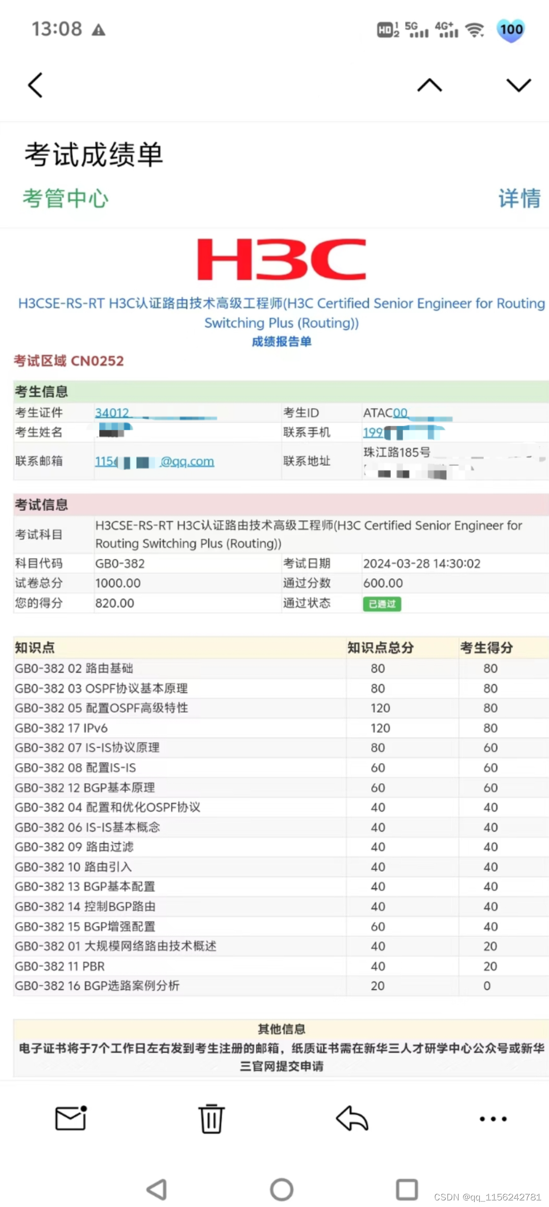 H3CSE-RS+最新题库_h3cse-rs+题库-CSDN博客