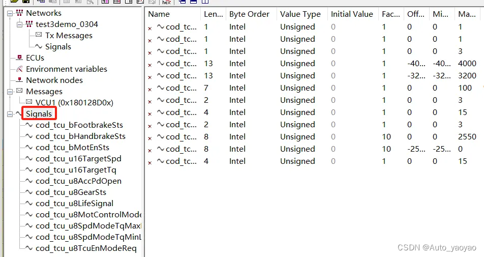 使用CANdb++ Editor创建并制作一个DBC（1）-CSDN博客