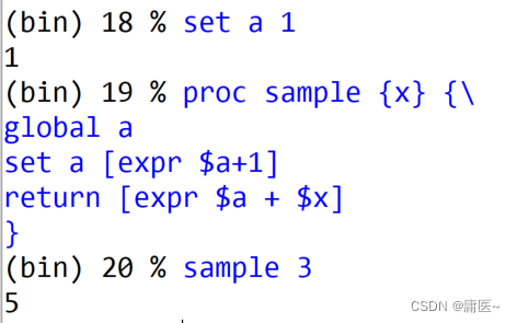 TCL(Tool Command Language)学习（二）-----基本指令_tcl foreach-CSDN博客