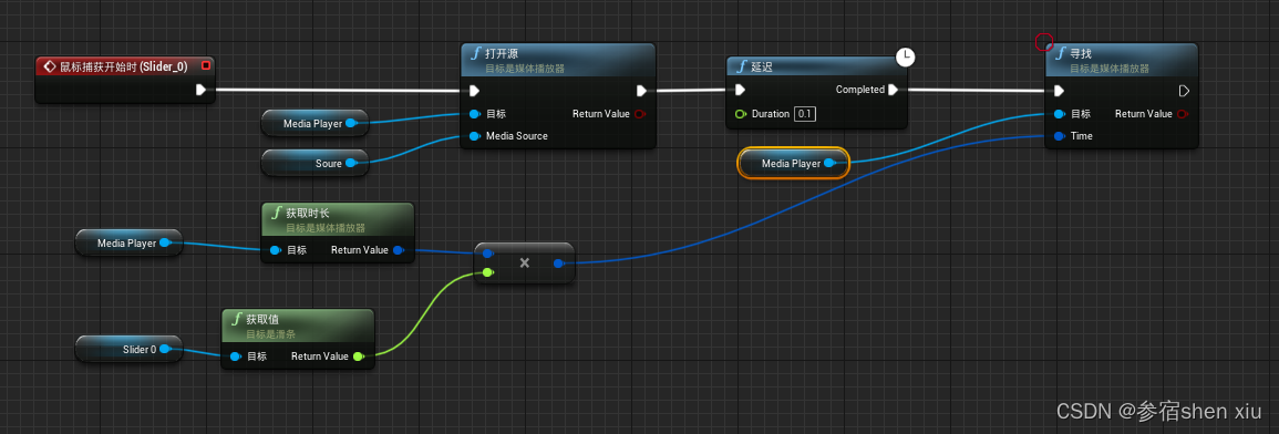 UE4.27 MediaPlayer Seek媒体播放器视频跳进度（卡顿问题：已解决）_ue4 seek-CSDN博客