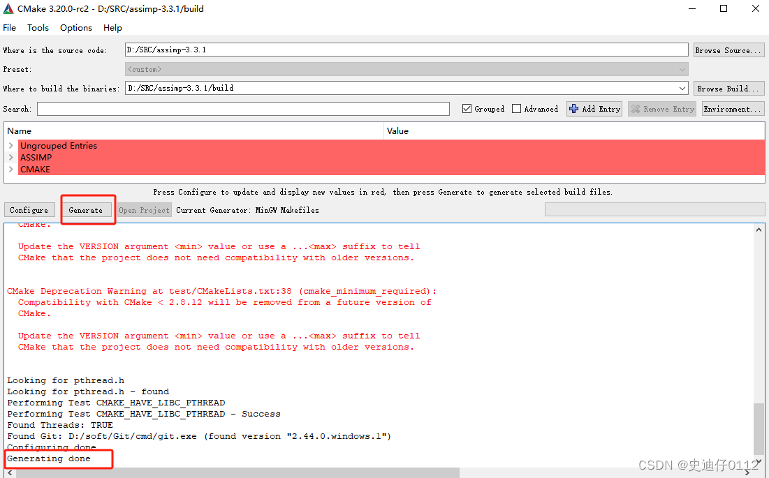 [openGL] qt5版本+mingw编译Assimp库+调用_qt assimp-CSDN博客