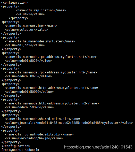【知识积累】大数据旅程- 使用Journal搭建HDFS HA_启动journalnode成功后,node03变成了node01,可是他是node03的ip呀-CSDN博客