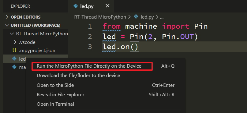 IoT教程 01 - esp32点亮一盏灯 ( micopython, vscode )_vscode micropython esp32-CSDN博客
