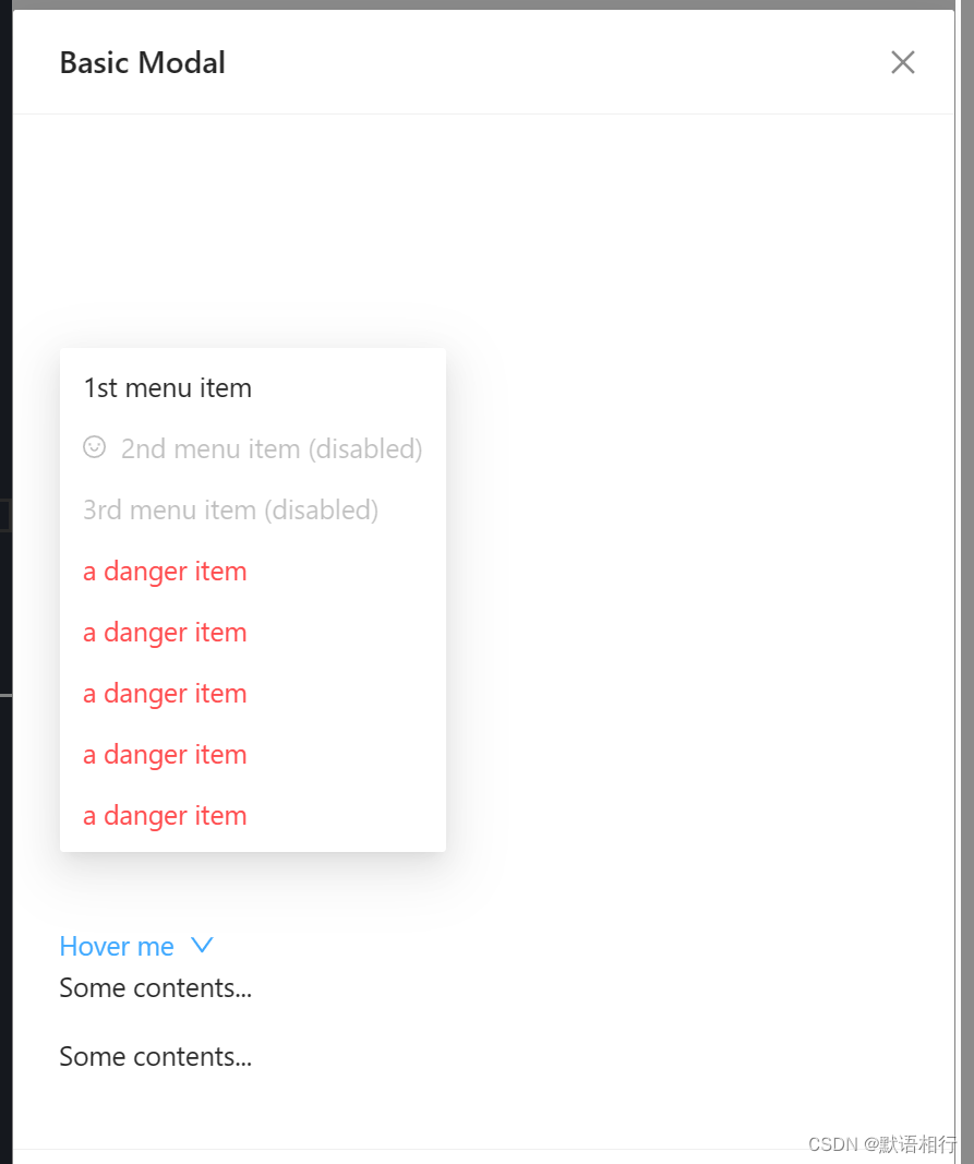 antd modal上的dropdown下拉框弹窗位置不固定+被遮挡解决_andt a-modal 遮住了 a-tree-select 内容的问题-CSDN博客