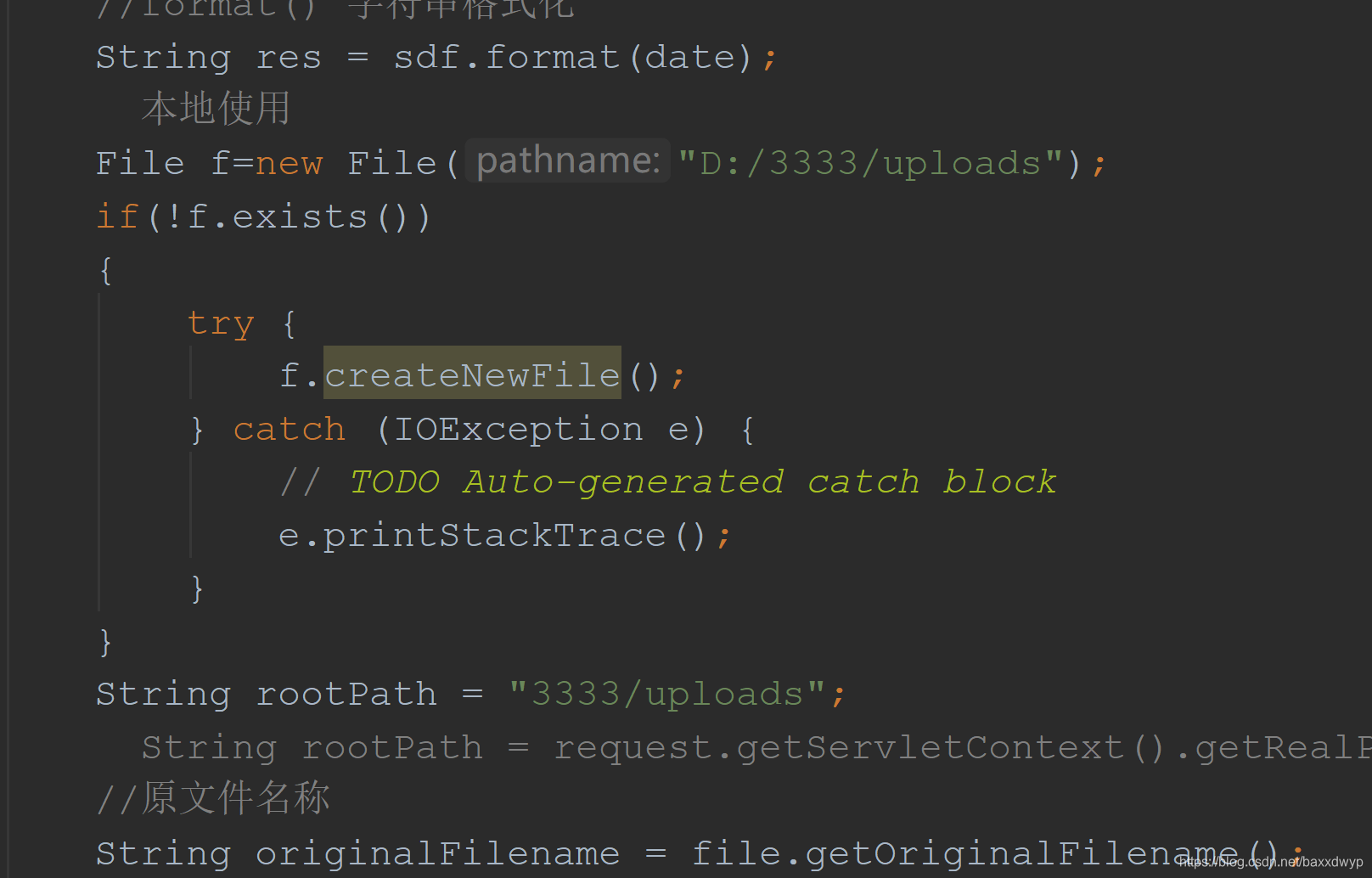 java.io.IOException: java.io.FileNotFoundException: *******(系统找不到指定的路径。)_file.transferto (系统找不到 ...