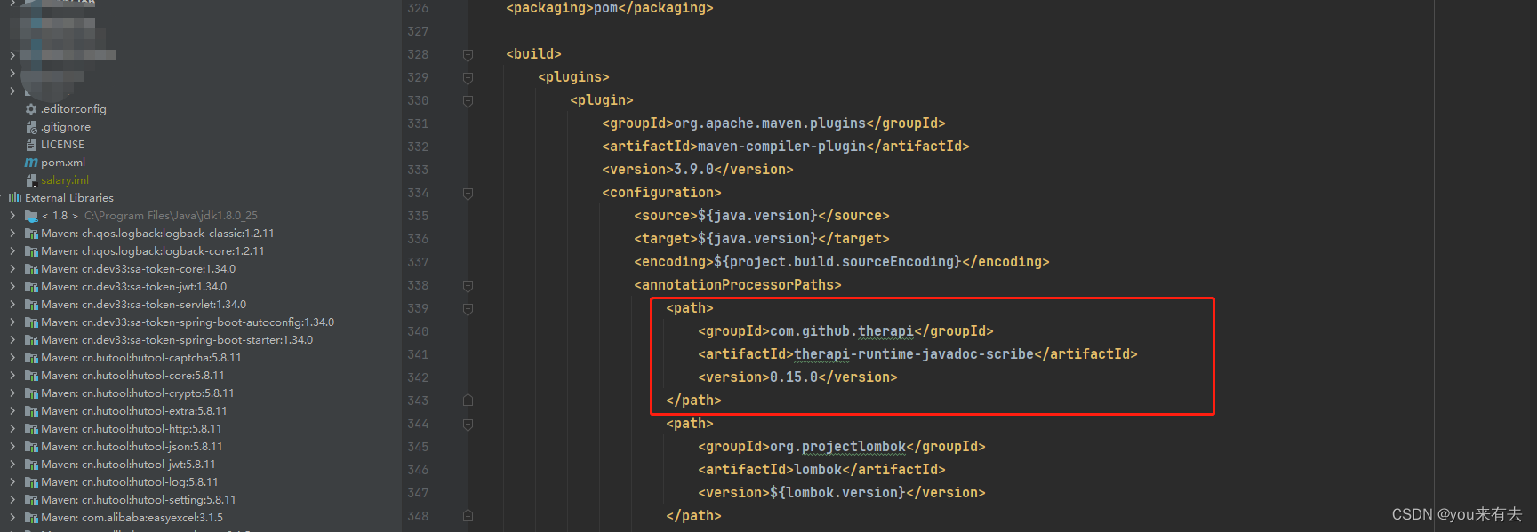 采用 SpringDoc、javadoc 无注解零入侵基于java注释-CSDN博客