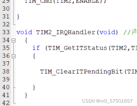 keil5:system\Timer.c(42): warning: #1-D: last line of file ends without ...