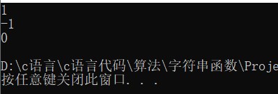 strcmp，strcpy，strstr函数_1==strcmp-CSDN博客