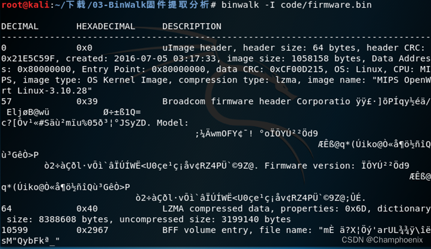 物联网安全实验3-BinWalk固件提取分析_binwalk提取固件-CSDN博客