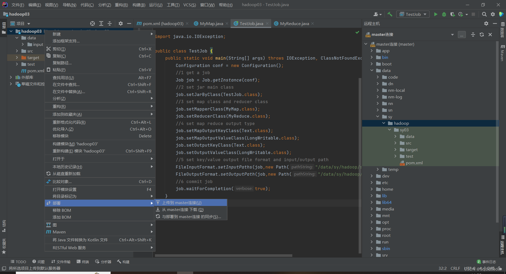 idea连接liunx文件（idea在liunx部署java项目）_在idea中怎么设置一个linux分支专门做部署-CSDN博客