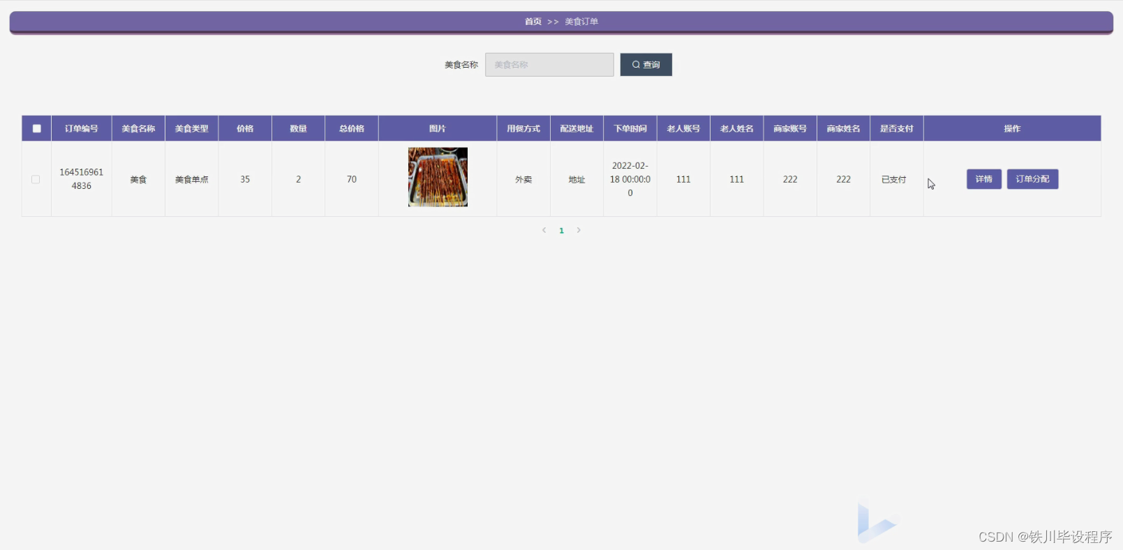 Springboot计算机毕业设计养老助餐管理系统小程序【附源码】开题论文mysql程序部署养老助餐小程序项目ppt Csdn博客