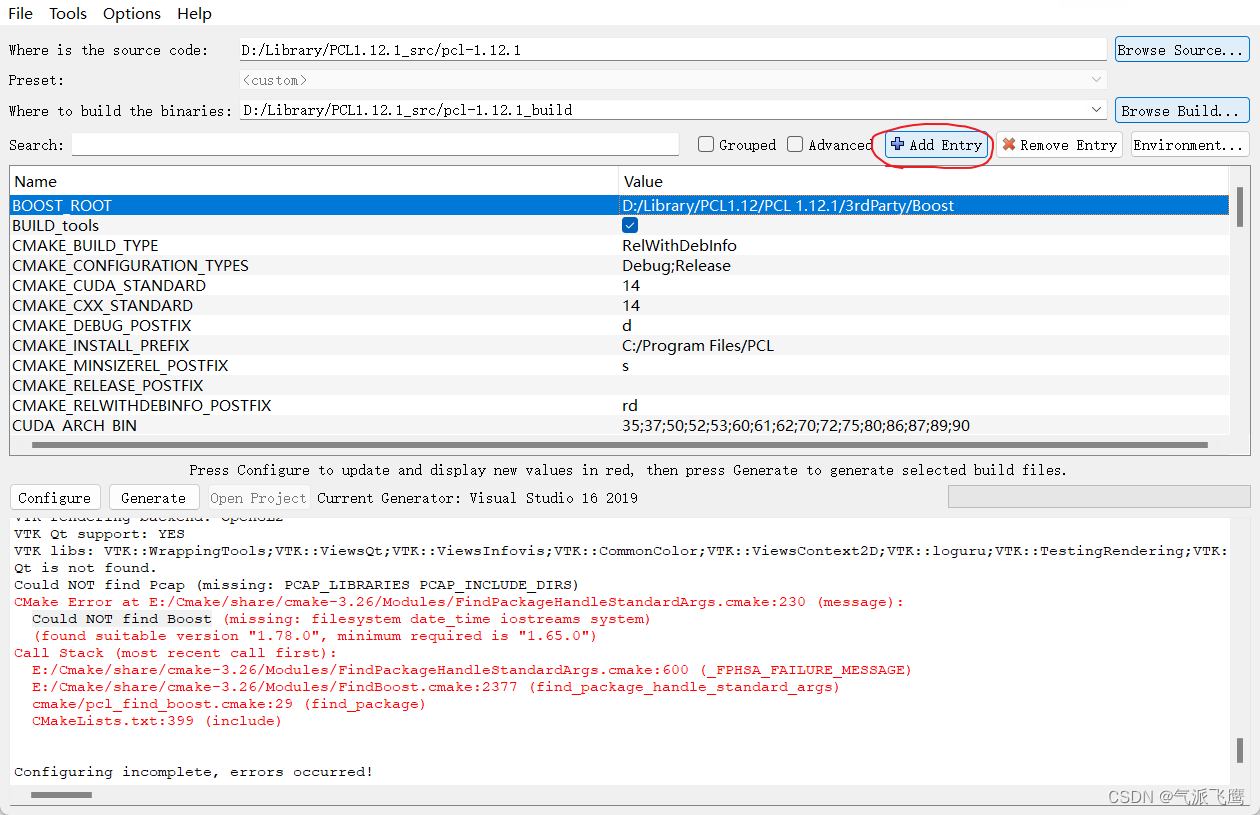 Win11+VS2019编译PCL1.12含gpu过程记录_pcl flann dir-CSDN博客