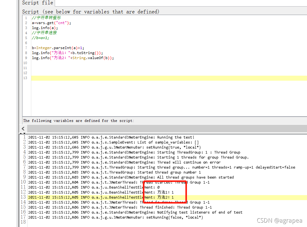 Jmeter书中不会教你的（11）——beanshell中常用的数据类型转换beanshell字符串转数字 Csdn博客