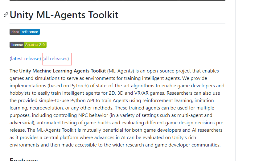 Unity学习笔记(二)——Unity ML-agents安装与配置(1.9.1)_ml-agents release16-CSDN博客