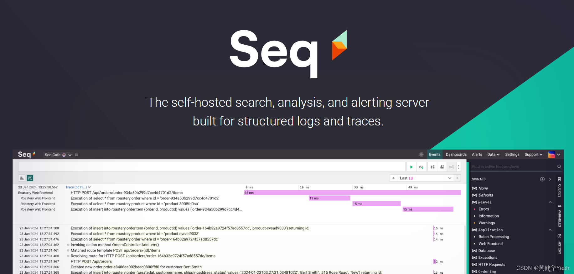 234 Serilog Seq（实现实时查看日志）_serilog.sinks.seq-CSDN博客