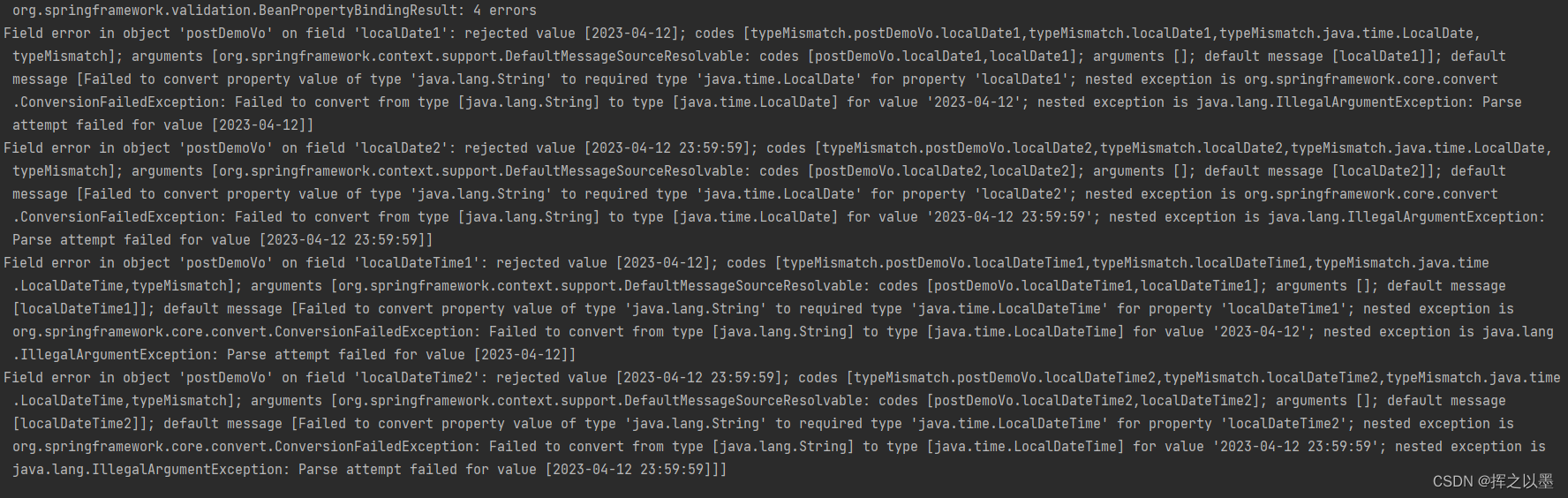 【SpringBoot实践】Web表单请求或JSON请求的自定义转换器（赋LocalDate、LocalDateTime的通用转换）_json localdatetime-CSDN博客