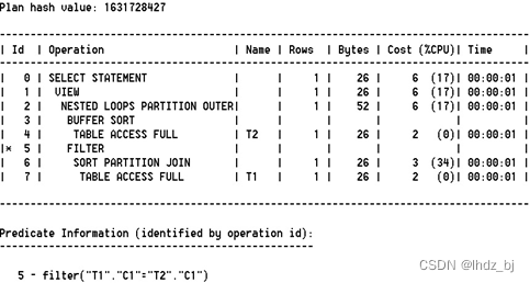 Oracle SQL执行计划操作（7）——排序相关操作（7）_buffer sort-CSDN博客