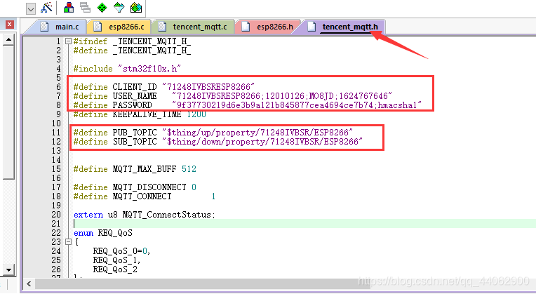 Stm32 Esp8266 Esp 12f 物联网温度计 腾讯云物联网 Stm32 Esp8266 12f怎么上腾讯云 Csdn博客
