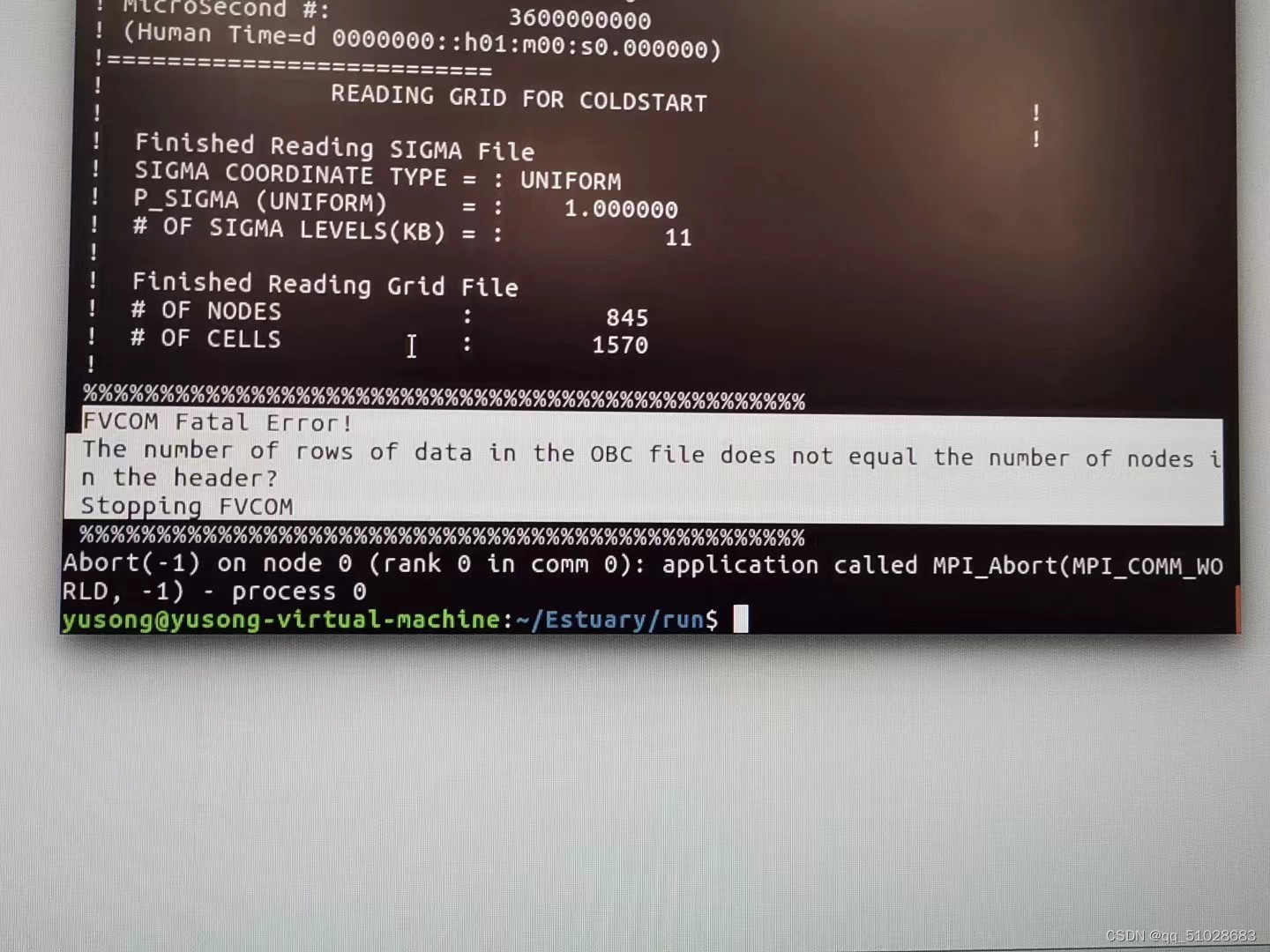 FVCOM关于内存泄漏和OBC文件行数不匹配的问题_fvcom fatal error! the number of rows of data in t-CSDN博客