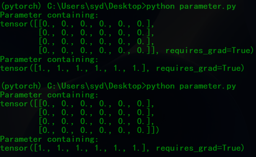 pytorch中Parameter()介绍_pytorch parameter-CSDN博客