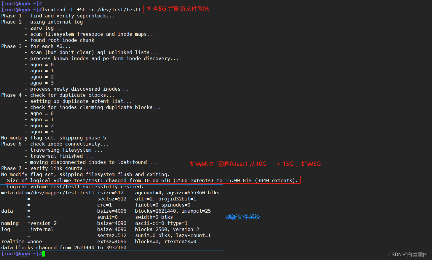 LVM （附配置实例）_lvm命令详解-CSDN博客