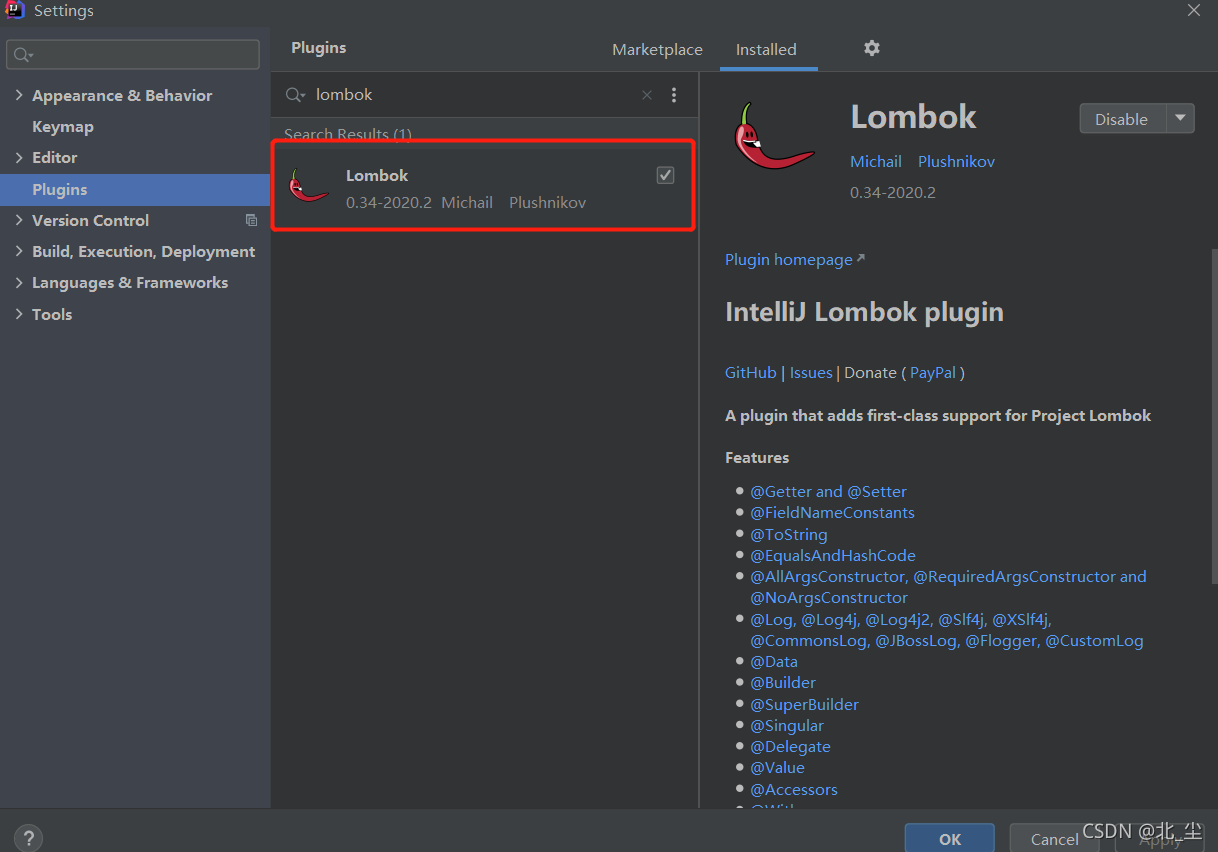 idea中Lombok插件的安装使用_idea logback需要安装得插件-CSDN博客