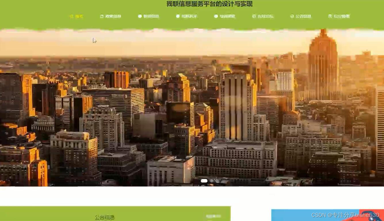 springboot+nodejs+vue残联残疾人信息服务系统django+python设计与实现-CSDN博客