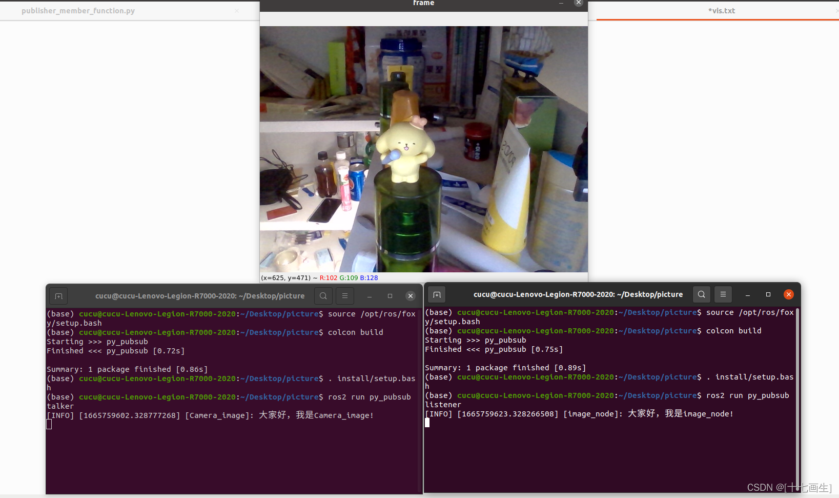 【ROS2&AI】电脑摄像头、intel-D435，利用ros2发布订阅图像(Python)_ros2图像传输-CSDN博客