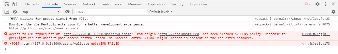 Vue之用户登录功能（六）使用axios解决‘Access-Control-Allow-Origin’跨域_axios access-control-allow-origin-CSDN博客
