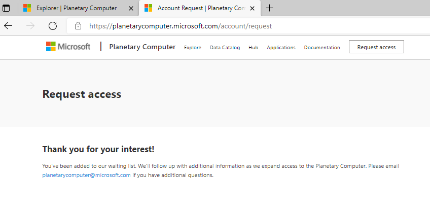 Microsoft Planetary Computer (MPC)平台介绍、注册与对比_planetary computer 怎么注册-CSDN博客