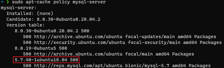 MySQL5.7版本在Ubuntu（WSL环境）系统安装_ubantu22.04下载mysql5.7-CSDN博客