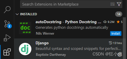 怎么关掉/开启VSCode自动生成docsting提示_系统学习python-CSDN专栏