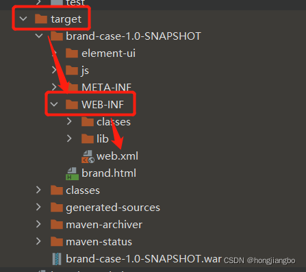 idea的target目录下没有web.xml文件_idea运行tomcat target无法生成web文件-CSDN博客