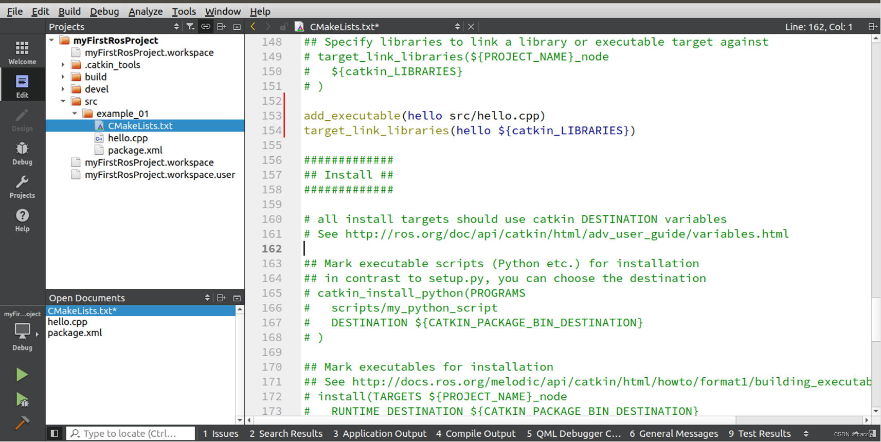 QT编程集成环境在Ubuntu中如何使用ROS工程？_qtc创建ros节点-CSDN博客