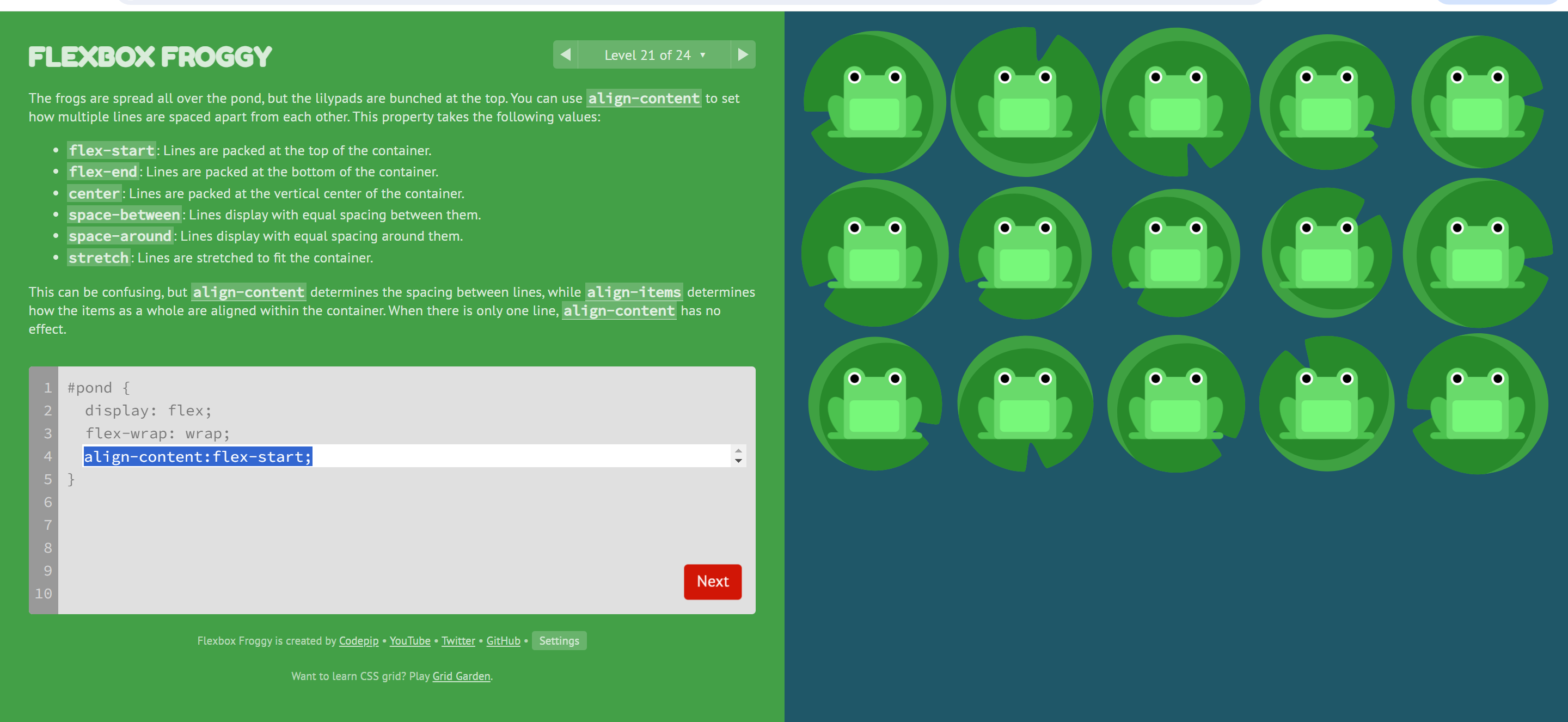 学习CSS Flexbox 玩flexboxfroggy flexboxfroggy1-24关详解-CSDN博客