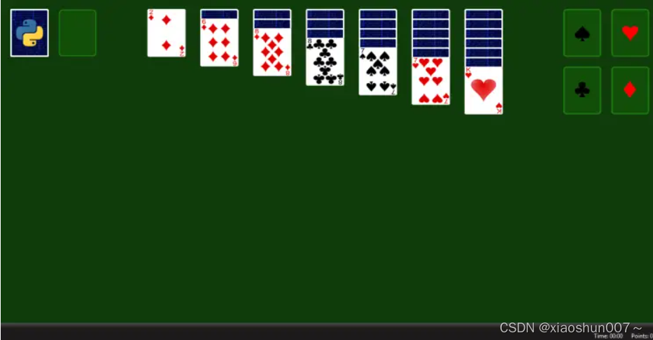 Python趣味编程 在 Python 中使用 Tkinter 的纸牌游戏及其源代码用python完成纸牌游戏 Csdn博客