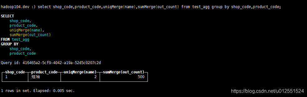 ClickHouse入门：表引擎-AggregatingMergeTree_clickhouse aggregatingmergetree-CSDN博客