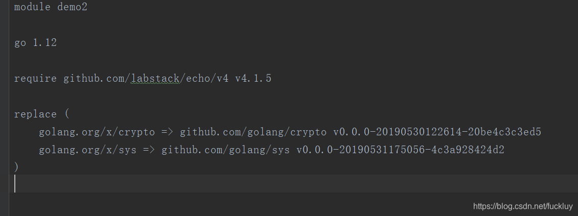 Go Modules( vgo ) 的介绍与使用以及Go Module Proxy_vgo golang-CSDN博客